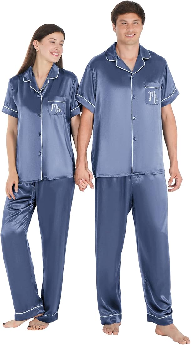 MR and MRS twinning pj set – Maisha Creations